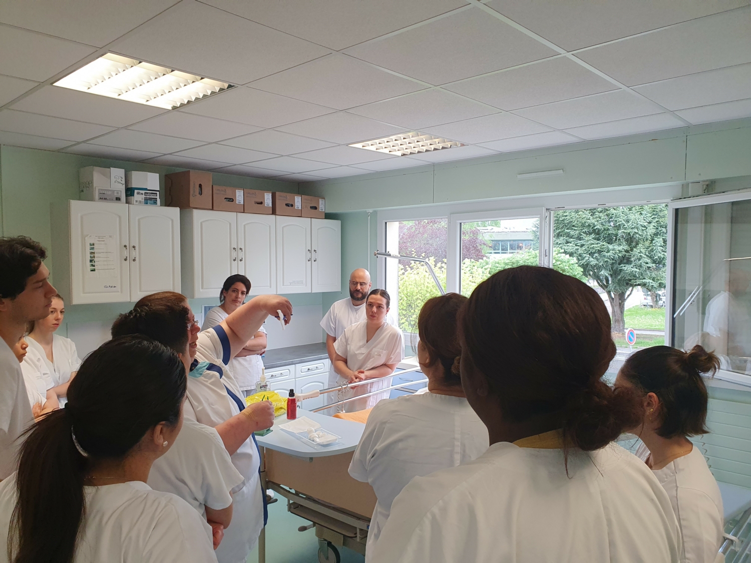 Ateliers pratiques des étudiants infirmiers – IFSI IFAS Provins